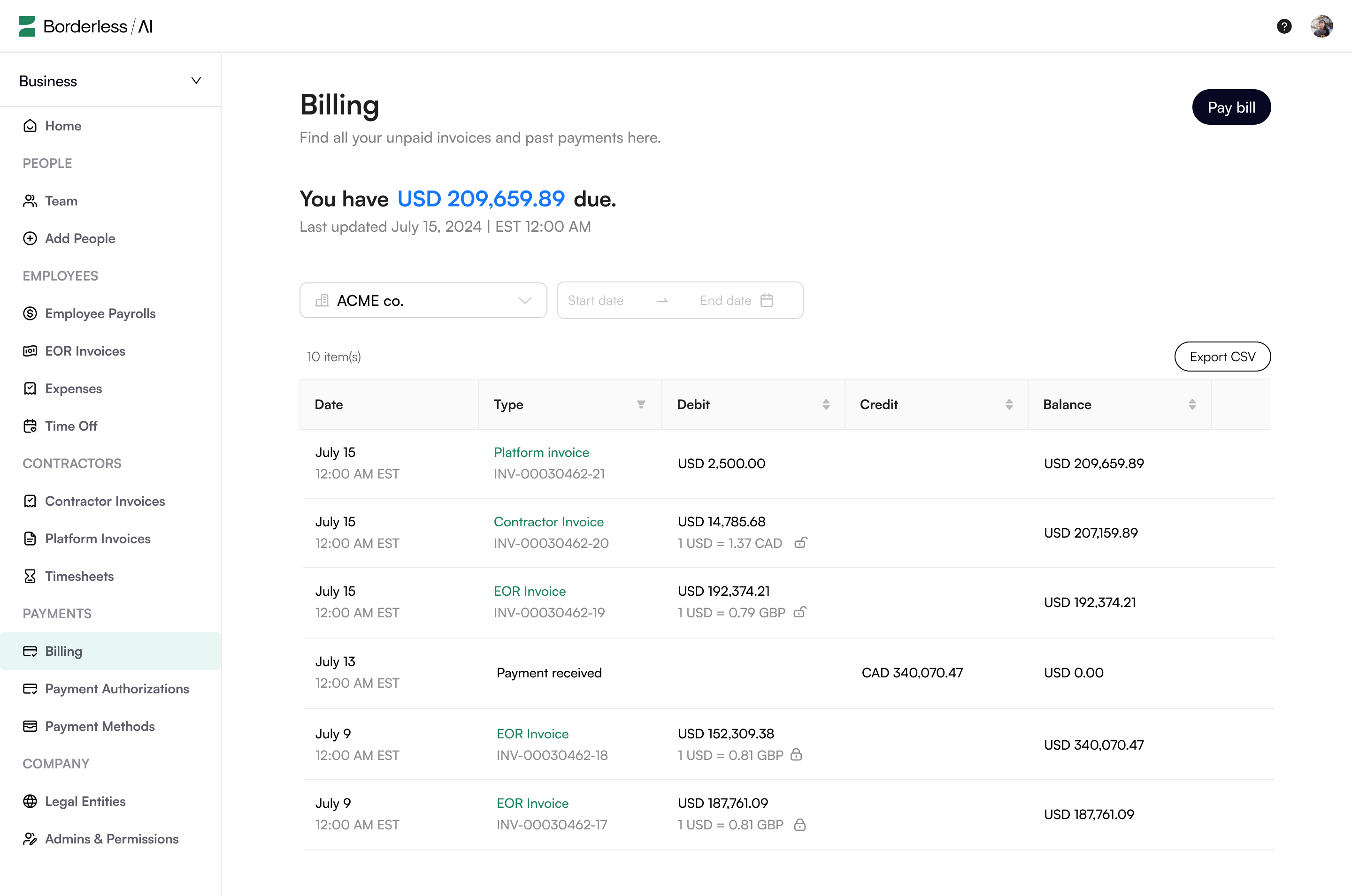 Understanding Billing at Borderless AI – Borderless AI Support Center